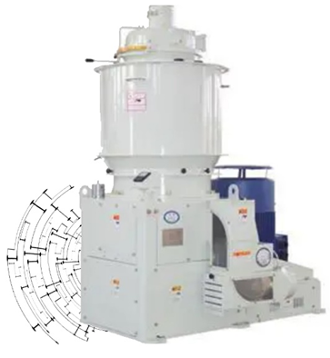 MNML Vertical Type Emery Roller Whitener - Innova Agritech Private Limited
